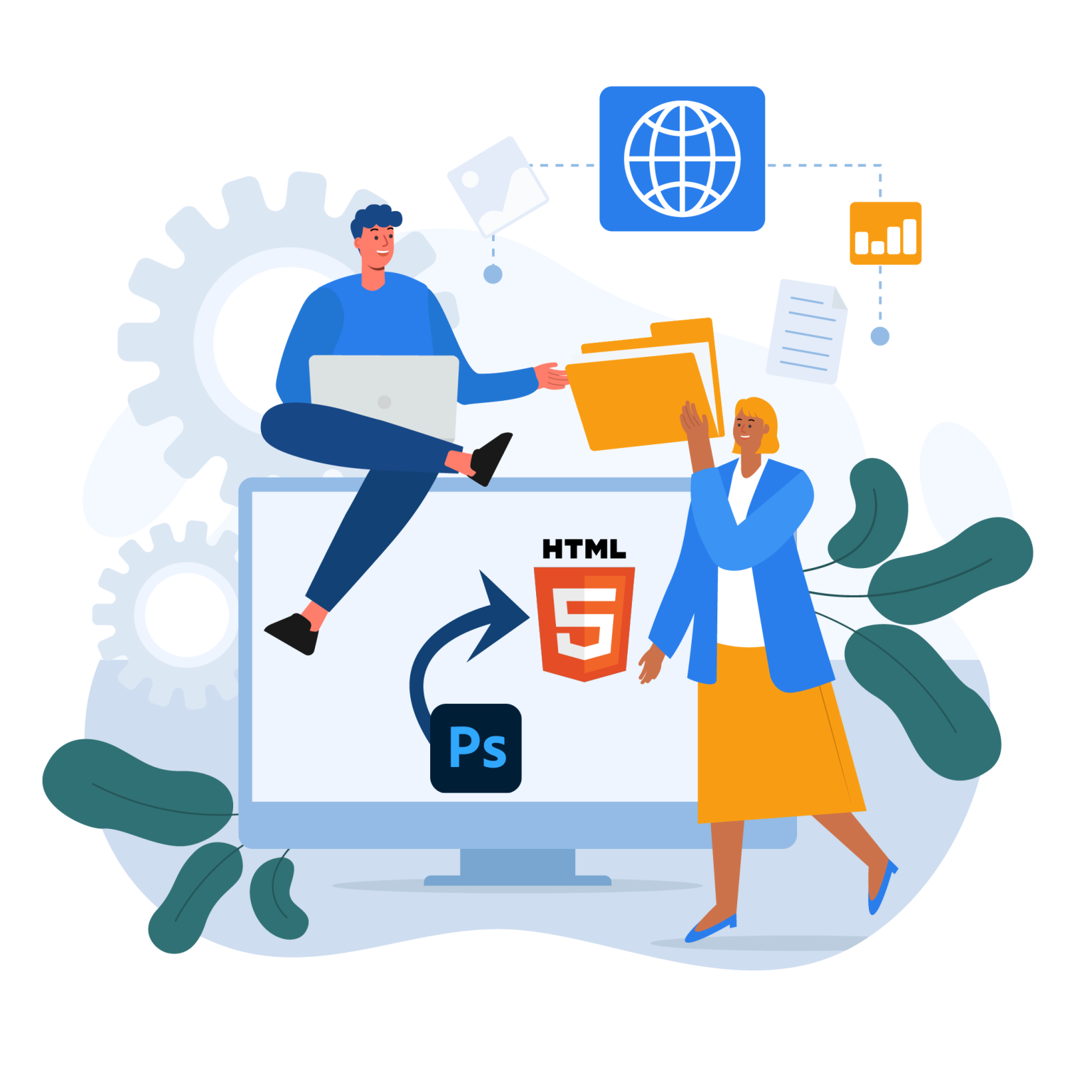 PSD Design to HTML Conversion Servic | CodingHook